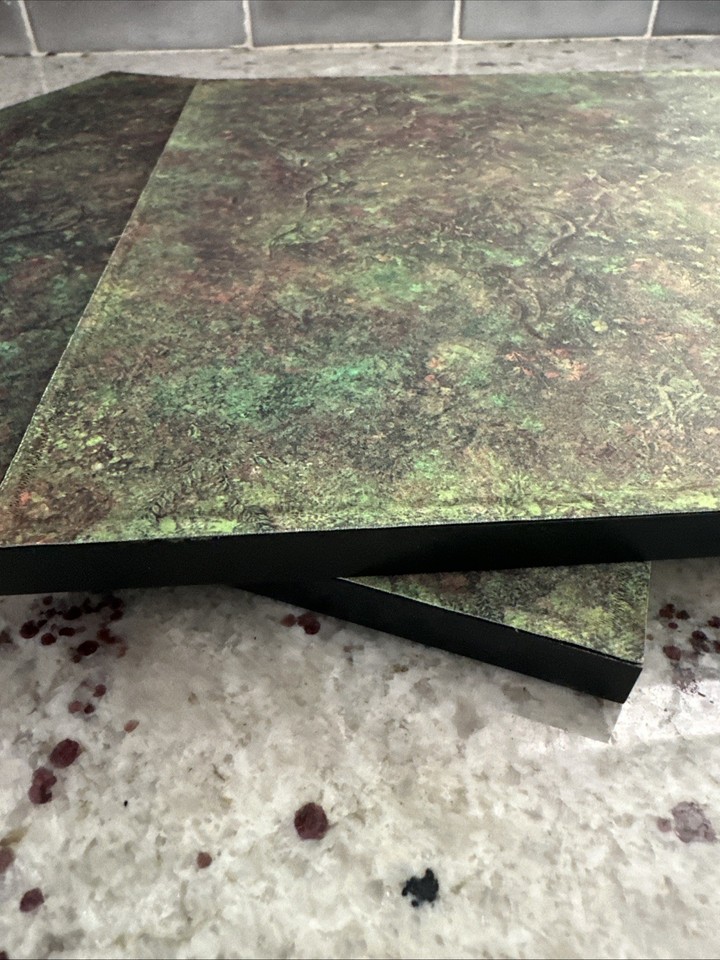 1 Dwarven Forge Forest Patchy Ground Battle Boards - Gridless Art - NM ...