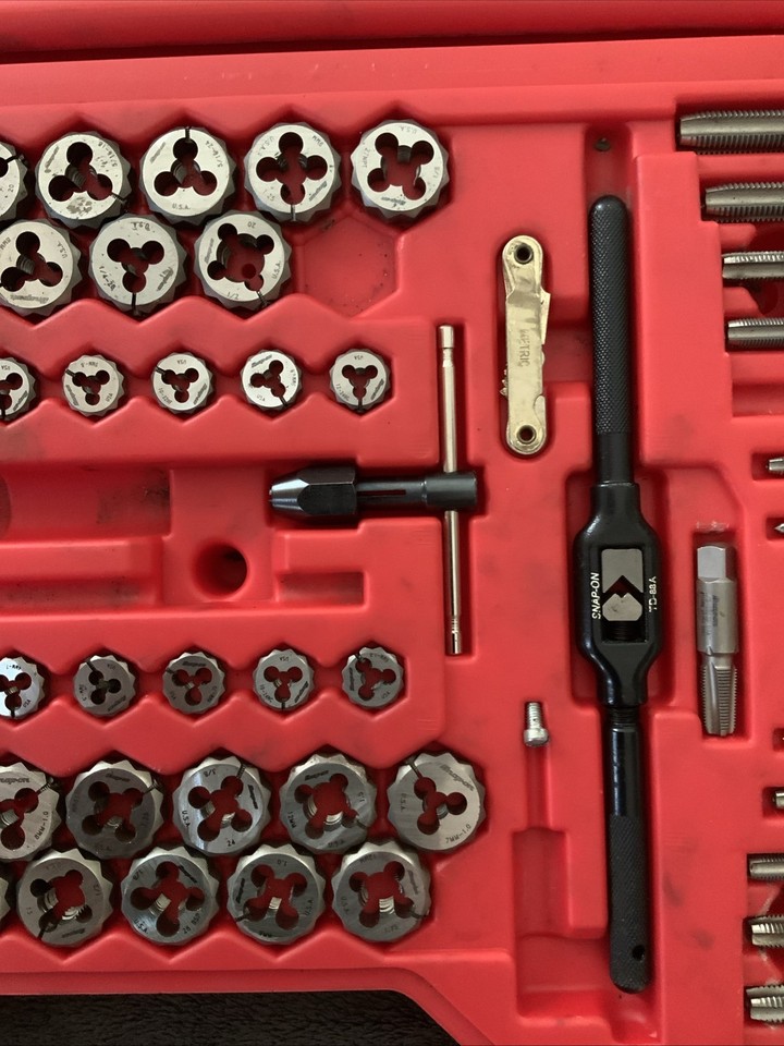 Snap On Tdtdm500a, Tap And Die Set, Missing Couple Pieces….see Pics… | eBay