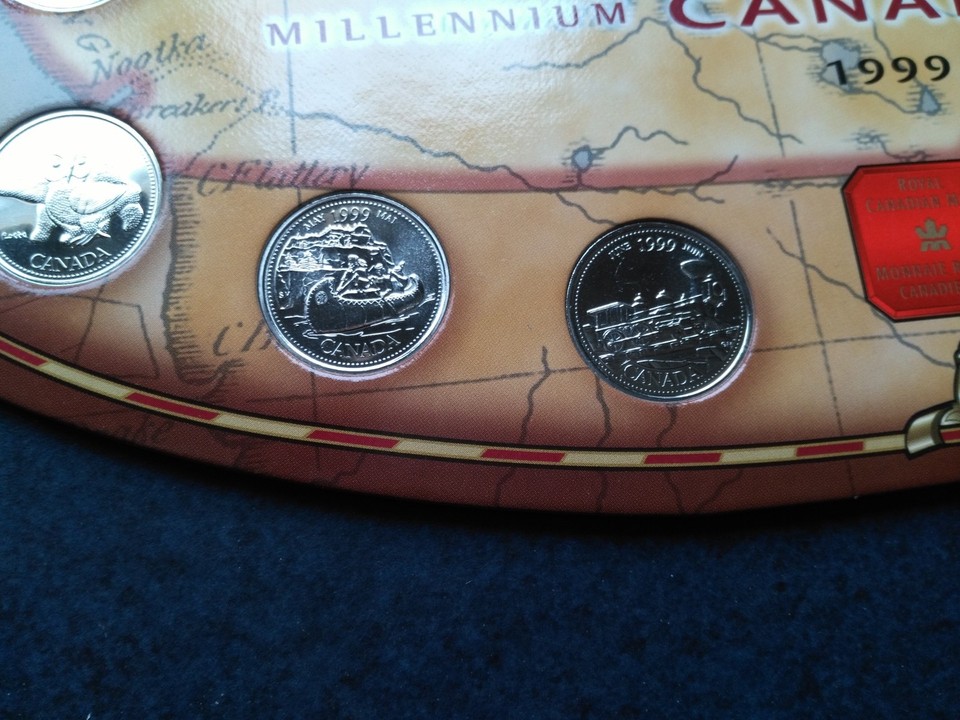 1999 Canada Millennium 12x Quarter (25c) Coin Set With Token. | eBay
