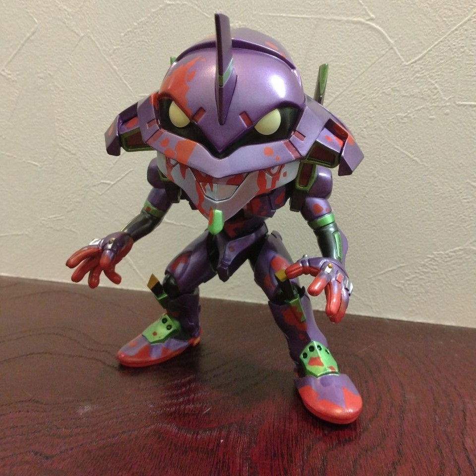Funko Pop Evangelion Unit 01 Blood Splash Edition Figure Open Box | eBay UK