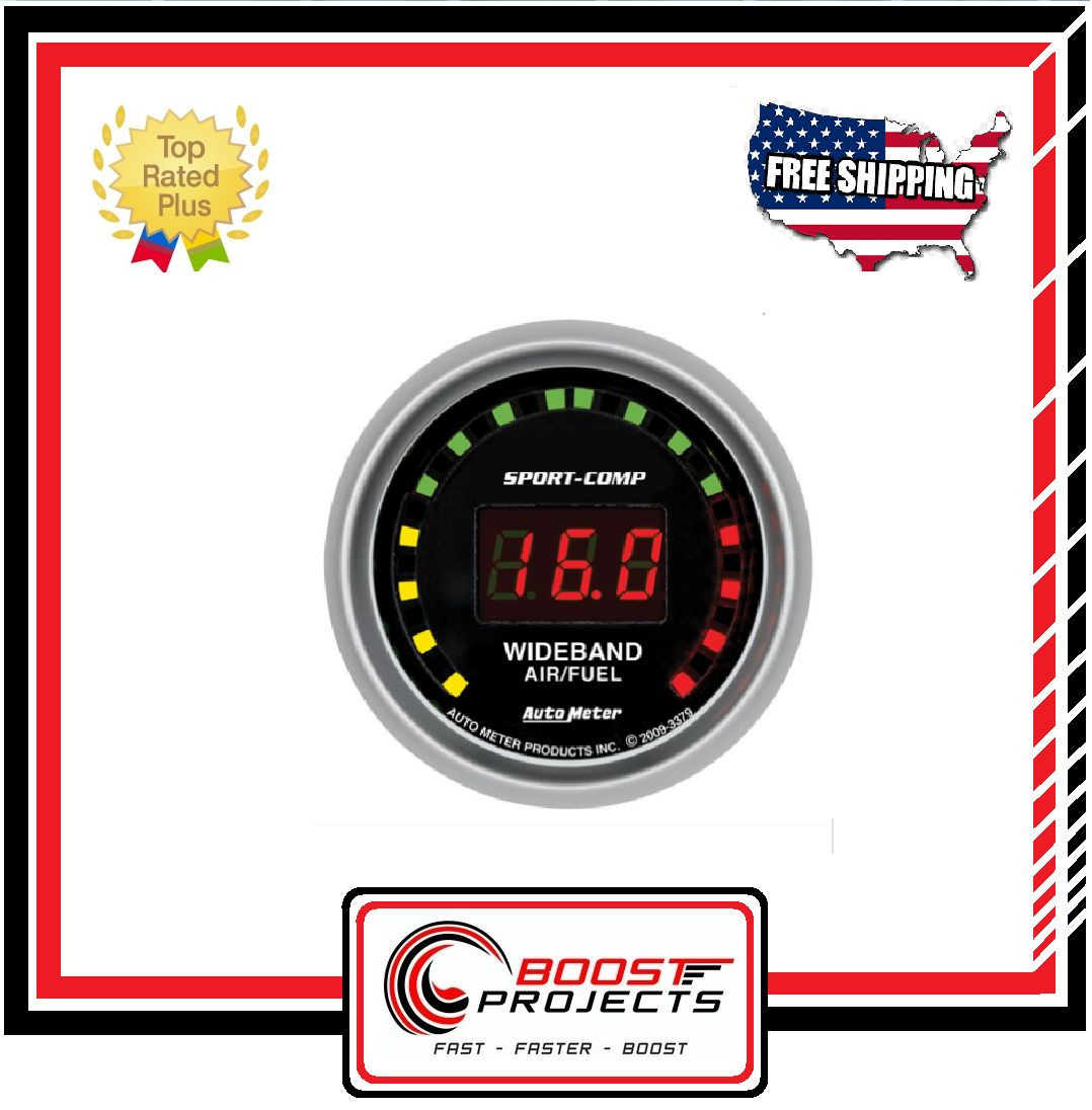 AutoMeter Air/Fuel Ratio 10:1-17:1 AFR Sport-Comp Digital Gauge 3379 | eBay