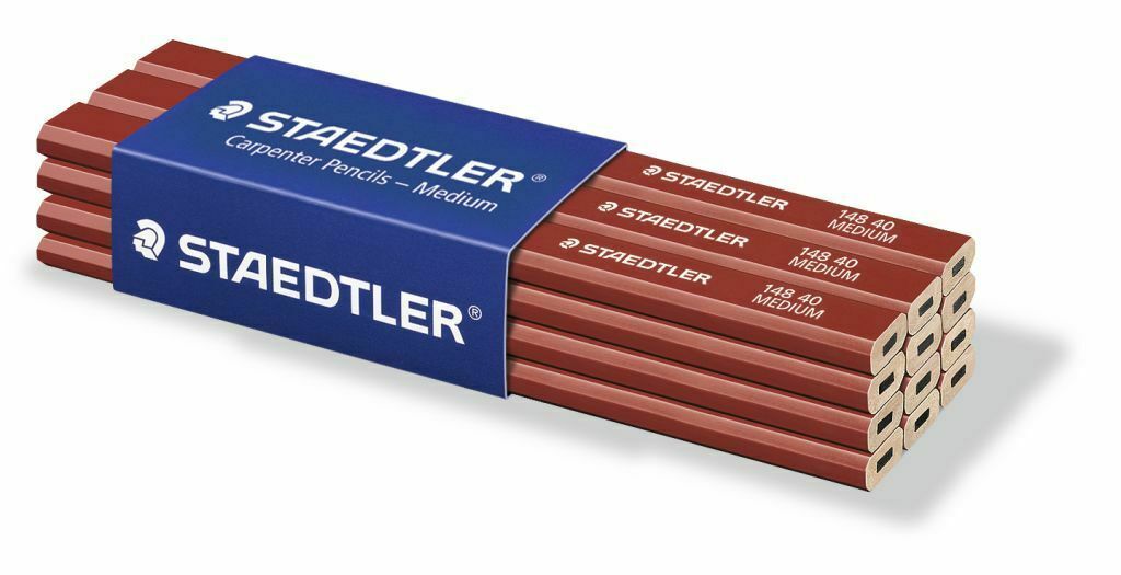 Staedtler Carpenters Pencils Woodwork Builders Lead Wood Marking ...