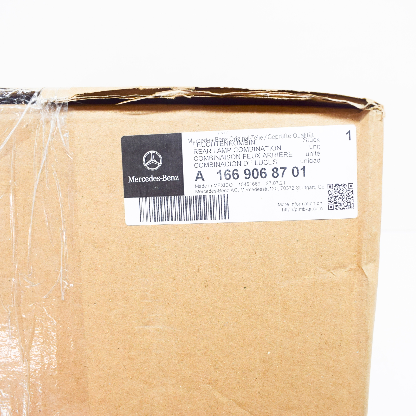 OEM+Mercedes-Benz+Ml+W166+Rear+Left+Inner+Tail+Light+A1669068701 ...