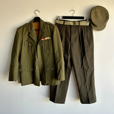Vietnam War ARVN Officer Dress Uniform Set Hat Infantry Named | eBay
