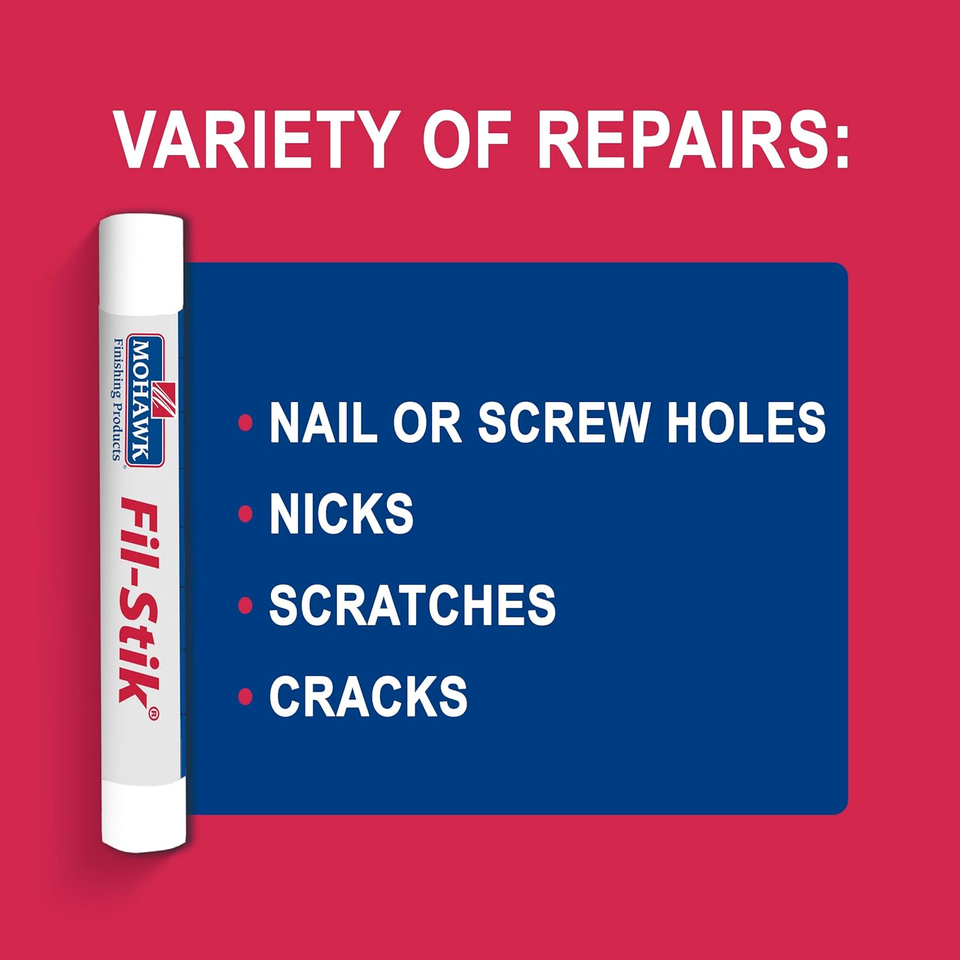 Fill Stick (Fil-Stik©) Putty Stick 12 Pk Assortment for Wood Furniture ...