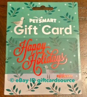 PETSMART “HAPPY HOLIDAYS” GIFT CARD 2018 BIRD & SNOWFLAKES NO VALUE NEW ...