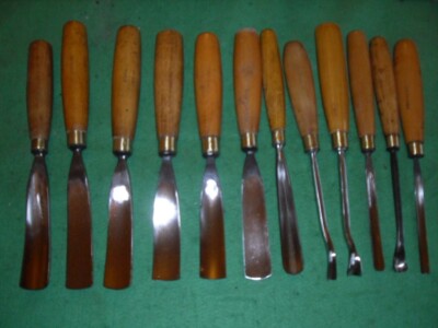Nice set off 12 vintage Marples carving gouges in very good clean ...