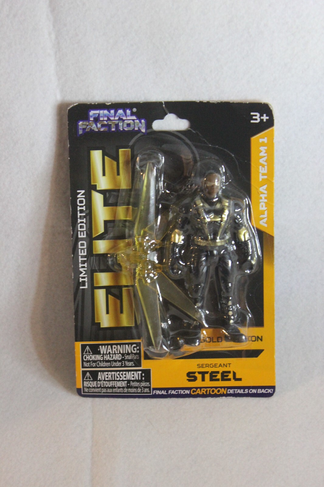 Final Faction Sergeant STEEL ELITE Limited Edition Figure Alpha Team 1 ...