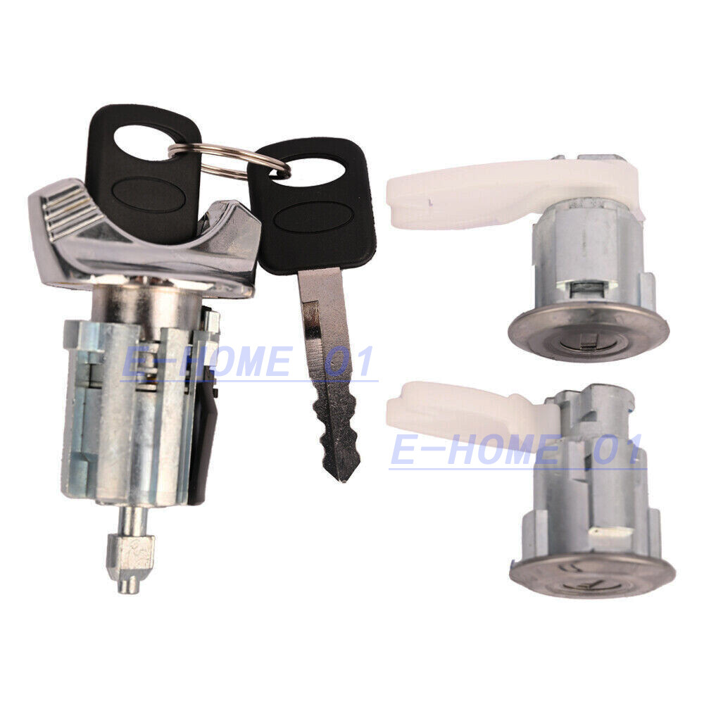 IGNITION & DOOR LOCK CYLINDER SET FOR 92-96 BRONCO F-150 F-250 F-350 ...