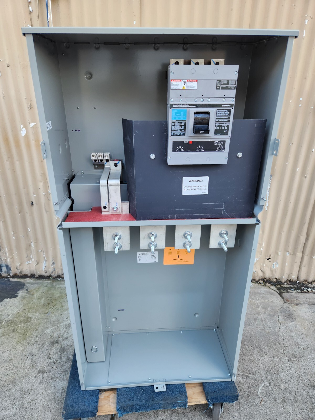 Siemens WEB3200B 3PH 240V Power Mod Main Modular Metering system 200A ...