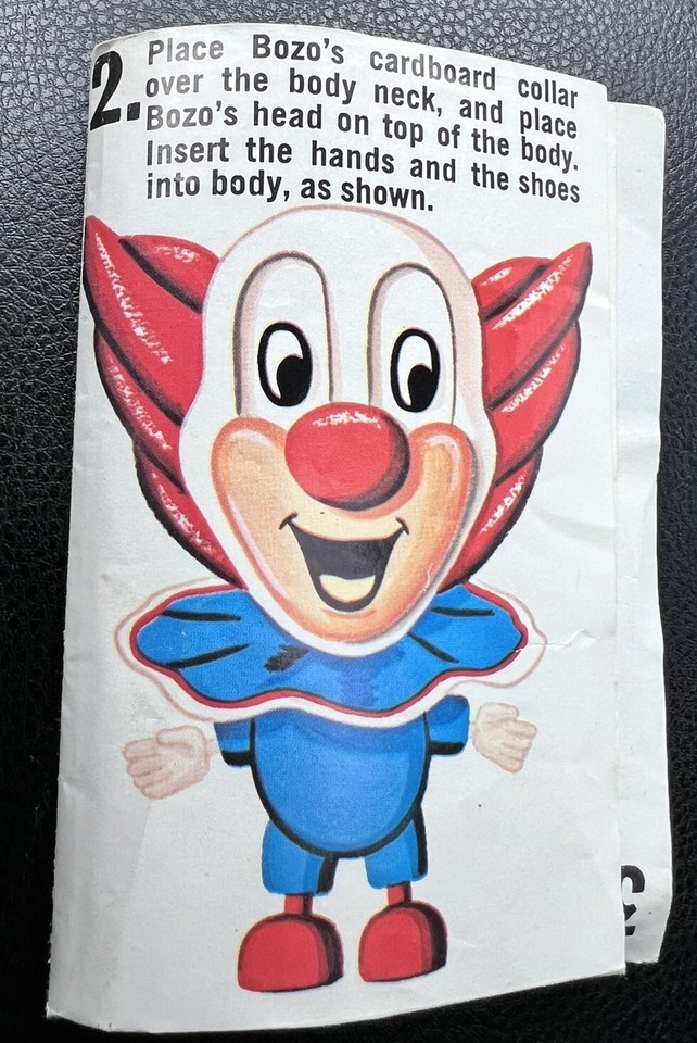 Mr. Potato Head And Bozo The Clown Instructions | eBay