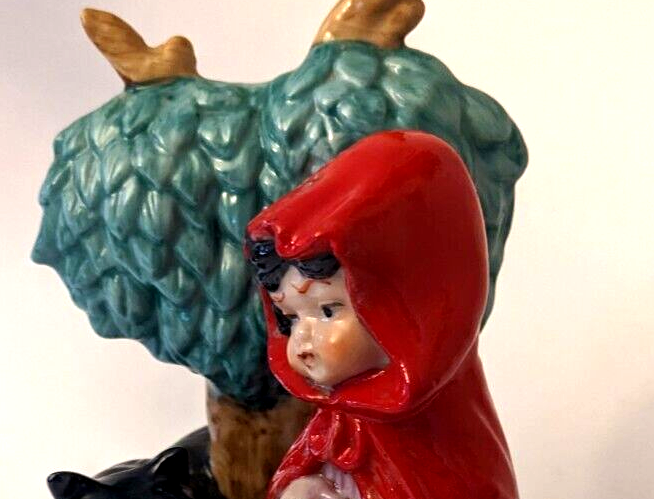 Vintage Little Red Riding Hood Musical Figurine Works HTF! | eBay