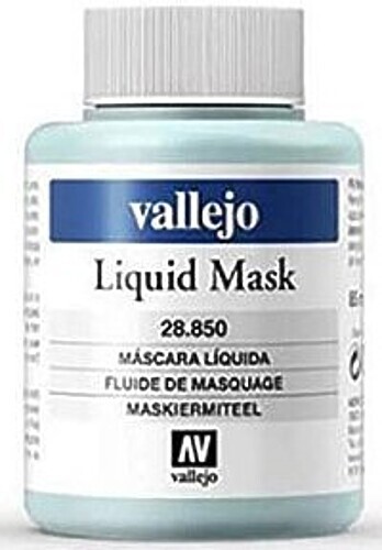 Vallejo 85ml Bottle Liquid Mask - Hobby and Model Paint Supply - #28850 ...