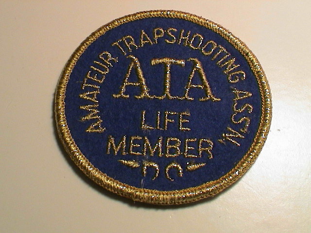 ATA AMATEUR TRAPSHOOTING ASSOCIATION LIFE MEMBER BIRD CLAY GUN HUNTING ...