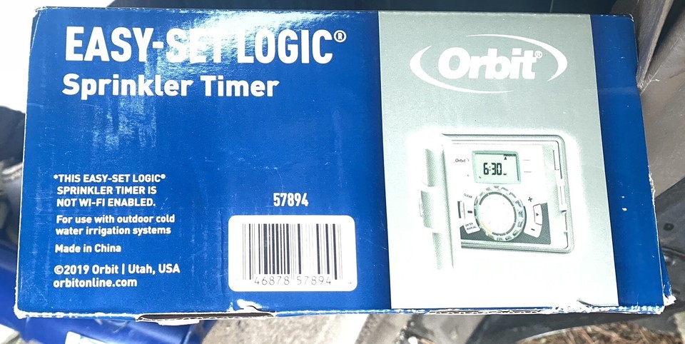 Orbit 57894 Easy-set Logic 4-Station Indoor/Outdoor Sprinkler System ...