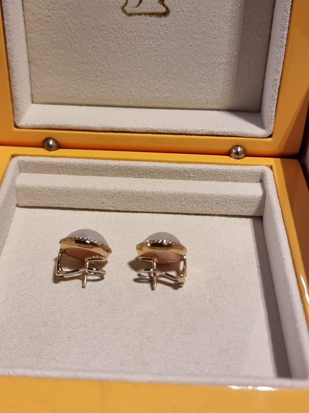 Paspaley 14.5mm Mabe Pearls Earring hallmark Paspaley | eBay Australia