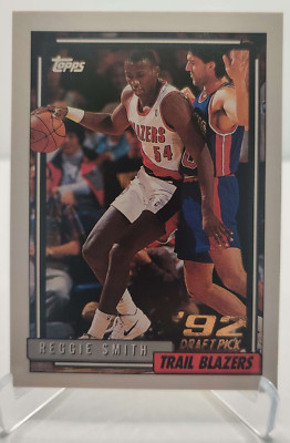 1992-93 Topps #364 Reggie Smith RC Rookie Portland Trailblazers ...