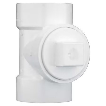 Pvc Cleanout Tee With Plug, Hub X Hub X Fnpt, 3 In Pipe Size, 1Wkl7 ...