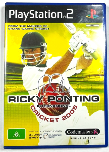Cricket Game - Playstation 2 - Ricky Ponting International - PS2 ...