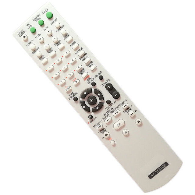 Remote Control For Sony DVD Home Theater System DAV-HDX287WC DAV-DX150 ...