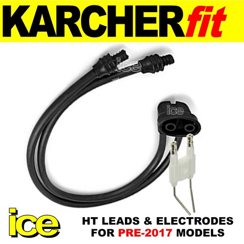 KARCHER STEAM CLEANER PRESSURE WASHER BURNER HT LEADS CABLE ELECTRODES ...