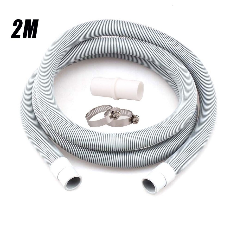 3/2/1M Universal Washing Machine Dishwasher Drain Waste Hose Extension ...
