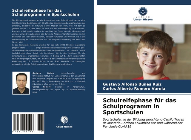 Schulreifephase für das Schulprogramm in Sportschulen von Gustavo Alfonso Builes Ruiz (2021 ...
