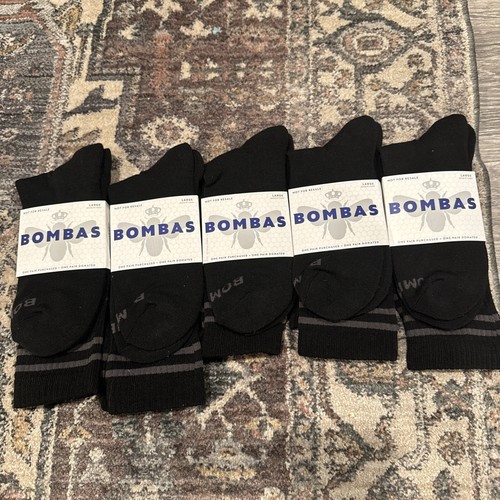 Bombas Socks 5 Pairs black unisex large | eBay