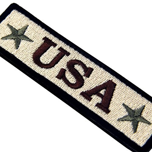 Hook & loop badges Embroidered patches USA Tactical Patch For Clothing ...