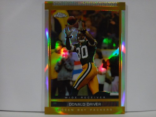 2003 Topps Draft Picks & Prospects Chrome Gold Refractor Donald Driver ...