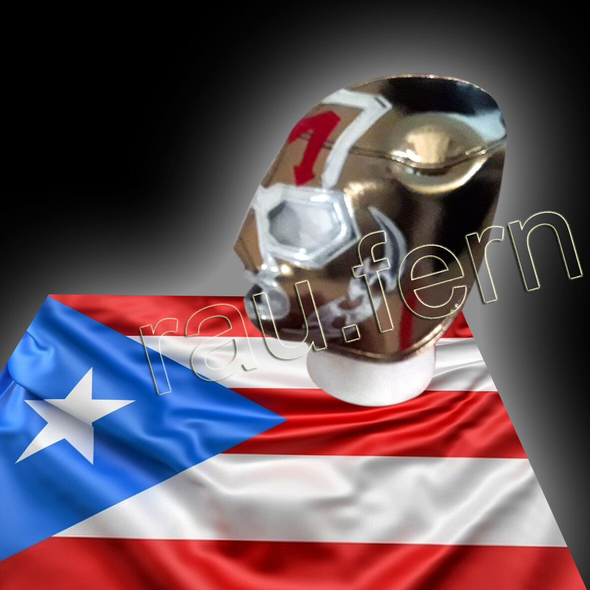 Wrestling mask. Puerto Rico legends Mil Muertes Cibernetico. | eBay