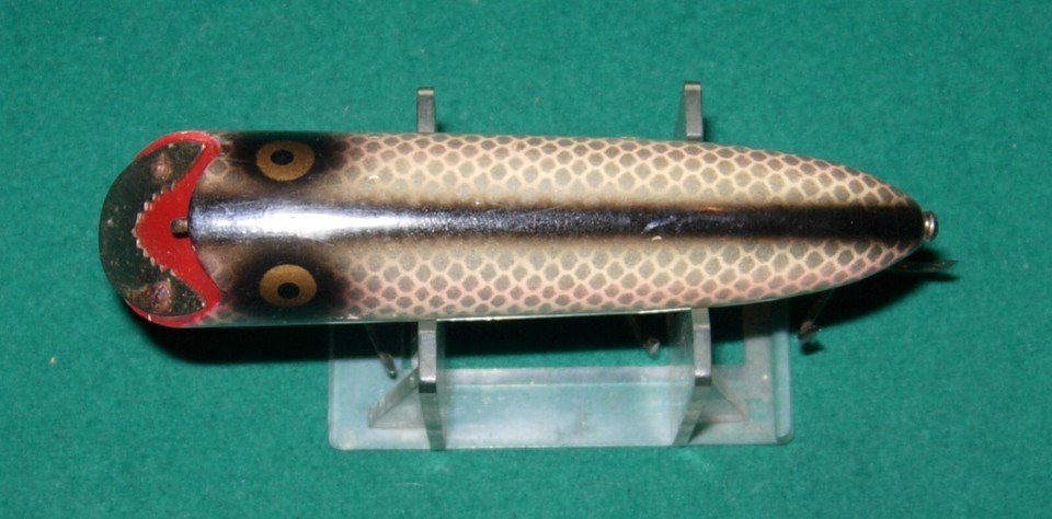 Antique Vintage Wood PE Heddon Dowagiac Heddon Basser Fishing Lure | eBay