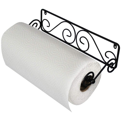 Farmhouse Paper Towel Holder Wall Mount Easy OneHanded Tear Kitchen ...