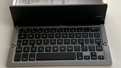 F18 Universal Portable Bluetooth Keyboard for Apple IOS Android Silver ...