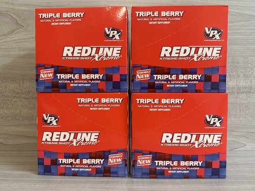 VPX Redline Xtreme Energy Shot 3 FL OZ, Triple Berry Flavor - 24 PACK ...