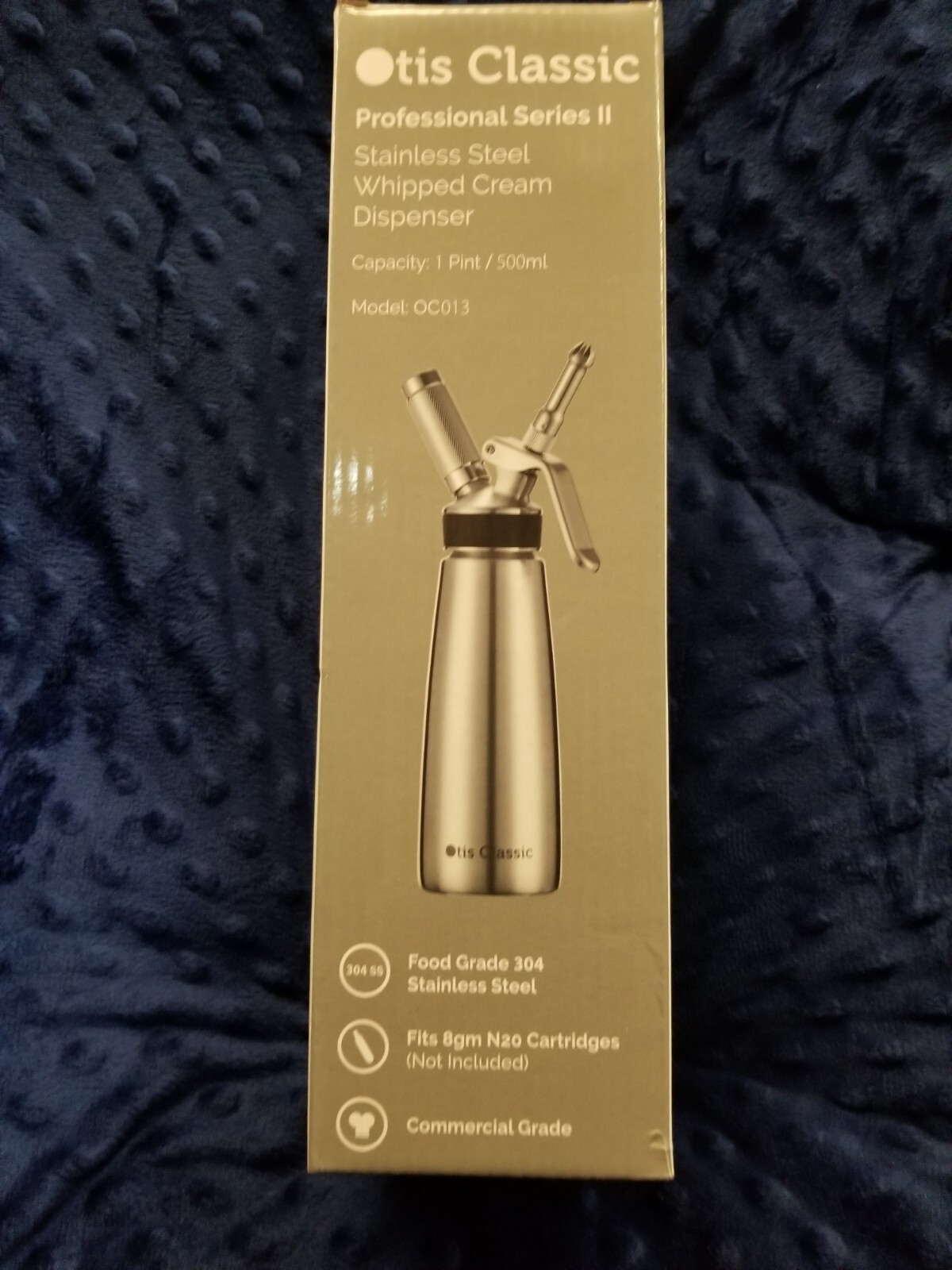Otis Classic Whipped Cream Dispenser Stainless Steel Professional C02 ...