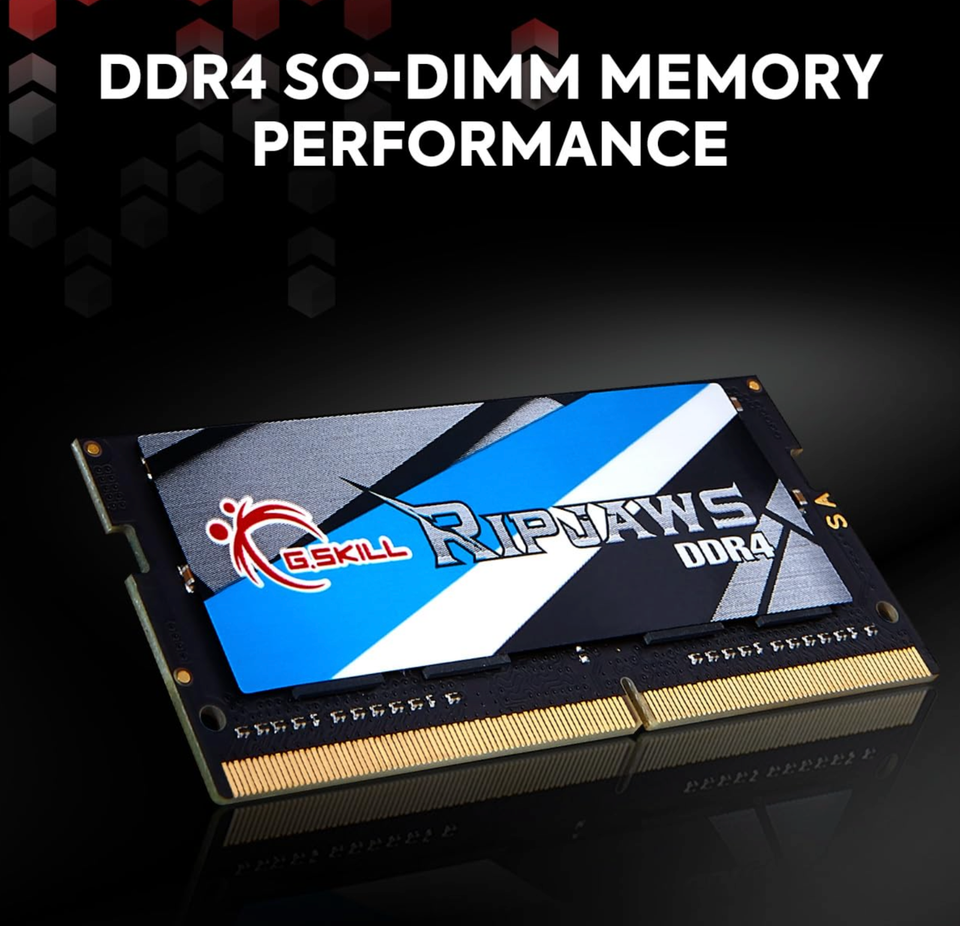 G.SKILL Ripjaws DDR4 SO-DIMM Series DDR4 RAM 32GB (2x16GB) 2666MT/s ...
