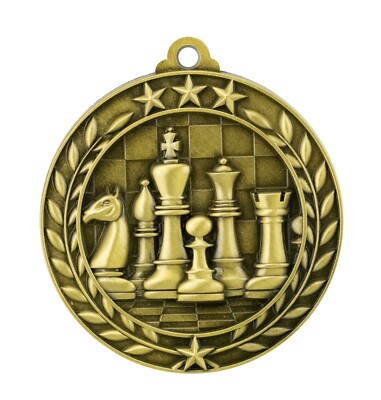 WAM912G - 10 Pack of Chess Award Medals with neck ribbons | eBay