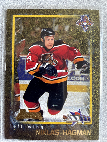 2001-02 Bowman YoungStars Niklas Hagman Gold Rookie Card /250 #150 ...