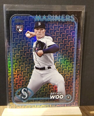 2024 TOPPS SERIES 1 EASTER FOIL BRYAN WOO RC SEATTLE MARINERS #12 | eBay