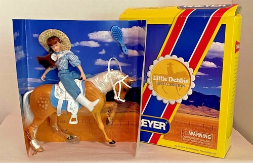 LITTLE DEBBIE SPECIAL EDITION BREYER PONY LITTLE DEBBIE RIDER SET | eBay
