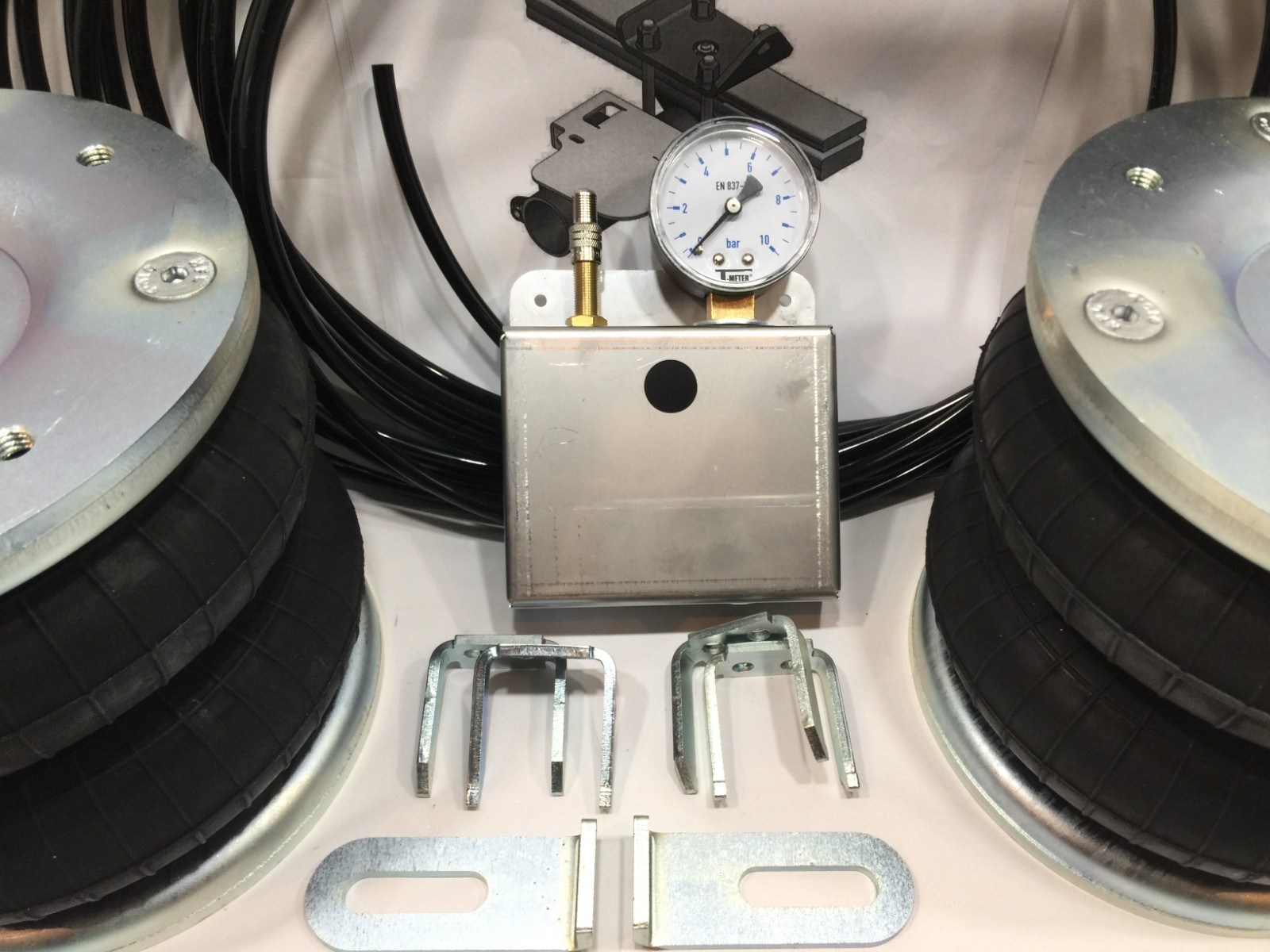 Air Suspension KIT with Compressor for Fiat Ducato 1982-1994 - 4 ton | eBay