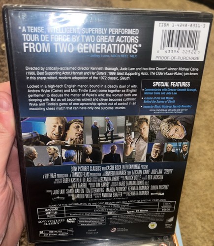 Sleuth (2007) (DVD, 2007) for sale online | eBay