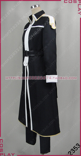 Sword Art Online SAO Kirigaya Kazuto Kirito Black Cos Cloth Cosplay ...