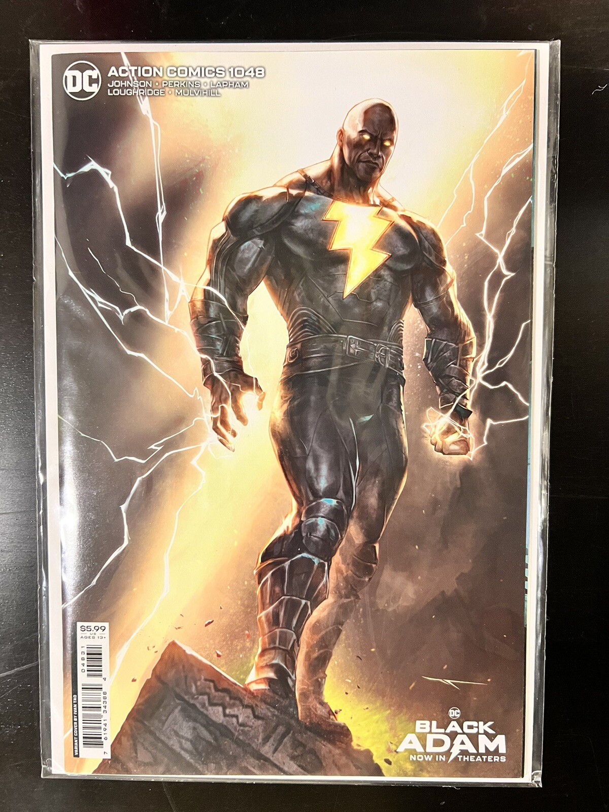 DC: ACTION COMICS #1048 Black Adam Movie Variant - Ivan Tao - Rock | eBay