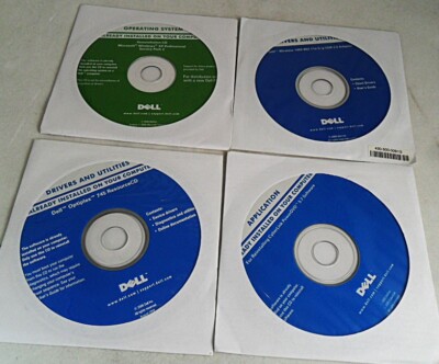 Dell Full Reinstall CD's - Service pack 2 - 4 CD set | eBay