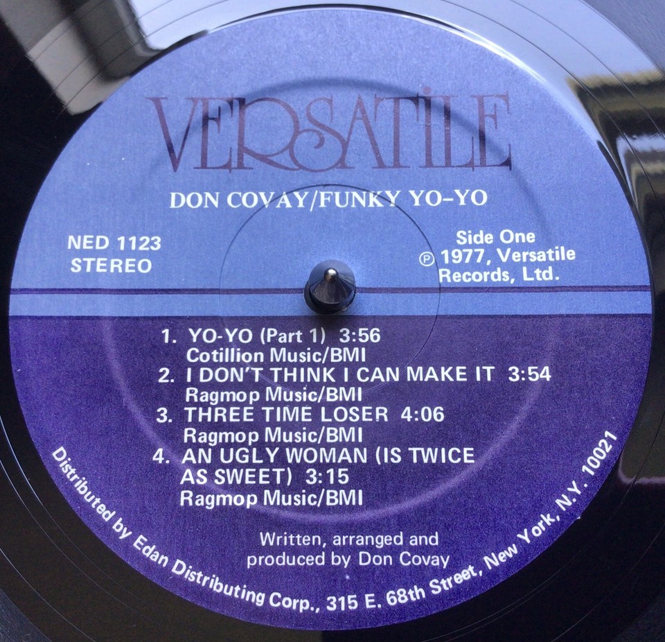 DON COVAY FUNKY YOYO OG FUNK LP VERSATILE VERY HIGH END VG+ MINTY | eBay UK