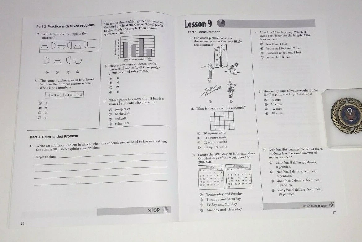 Math Skill Practice Answer