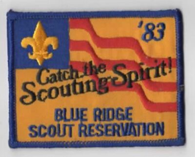 1983 Cath the Scouting Spirit Blue Ridge Scout Reservation BLU Bdr ...