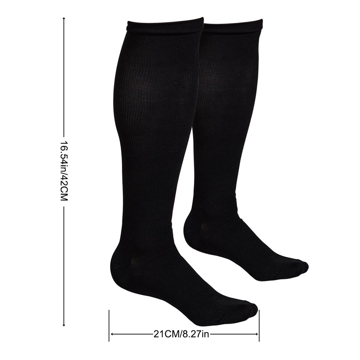 Extra Wide Medical Compression Socks Leg Swelling Circulation For Men ...